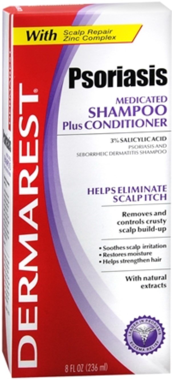 DERMAREST Psoriasis Medicated Shampoo plus Conditioner, 8 OZ ...