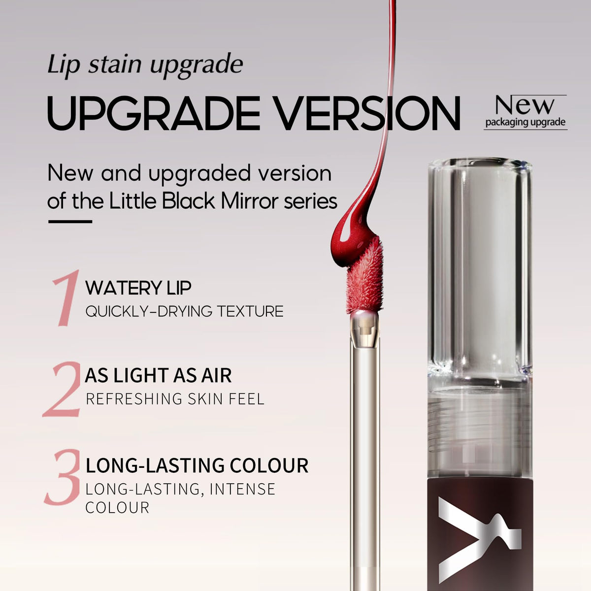 Colorkey Lip Gloss Mirror Series, Hydrating Lip Gloss With Essential ...