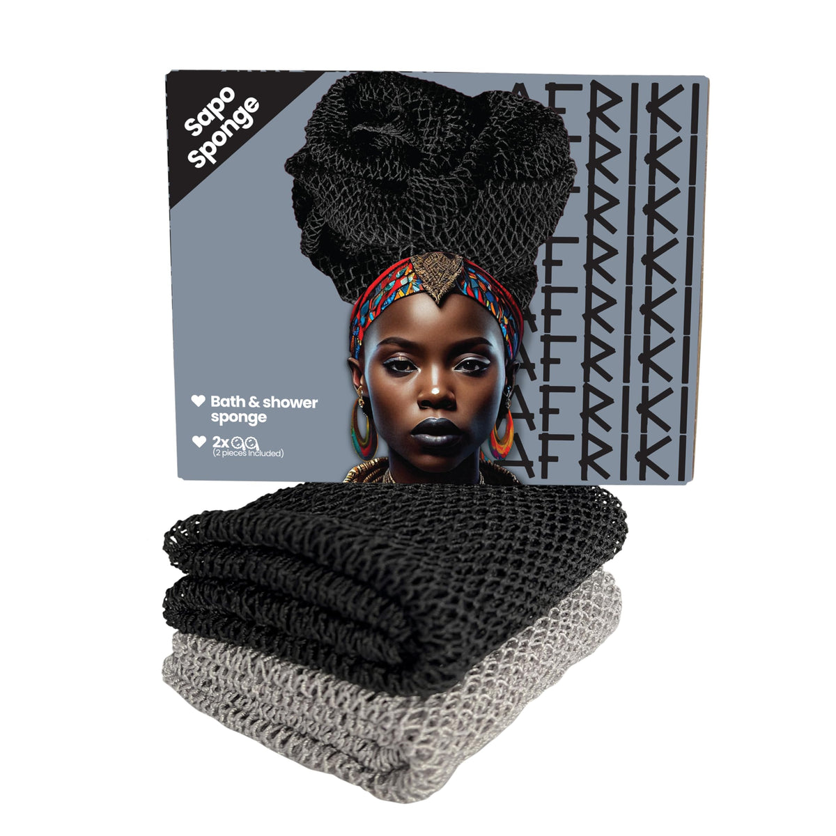 Afriki African Net Sponge, African Exfoliating Sponge, Black Owned, Ex ...